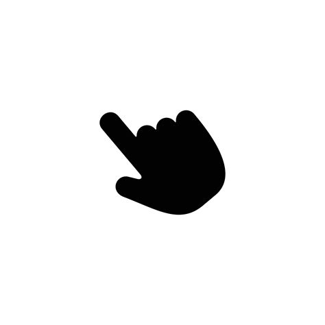 Cursor Simple Flat Icon Vector Illustration Vector Art At Vecteezy
