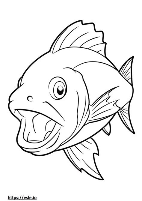 Cod Fish Coloring Pages 2025