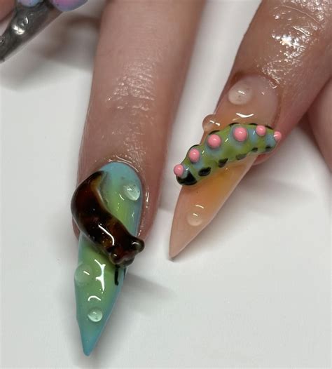 20 Claws Ideas Funky Nails Grunge Nails Hippie Nails