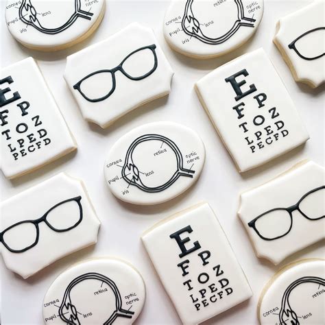 Optometry Cookies Graduation Cookies Sugar Cookie Designs Cookie Craft