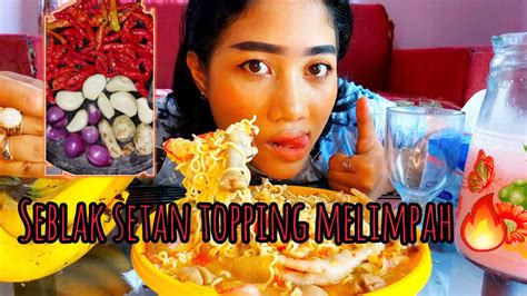 Seblak Setan Topping Melimpah Youtube