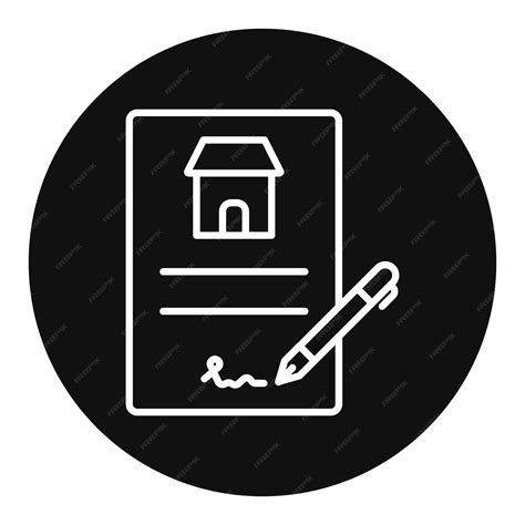 Premium Vector Property Contract Vector Illustration Premium Vector Property Contract Vector Illustration