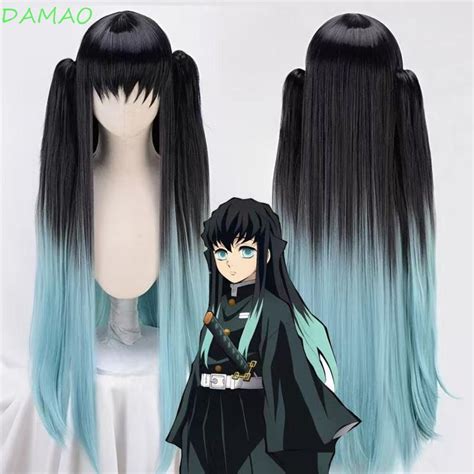 Damao Tokitou Muichirou Cosplay Wig Anime Heat Resistant Muichiro