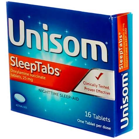 Unisom Sleeptabs Nighttime Sleep Aid Tablets 16 Ct 1 Ralphs