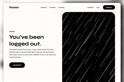 Logged Out Confirmation Page