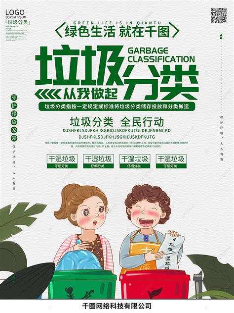 Garbage Classification Psd Layered High Definition Source File Template