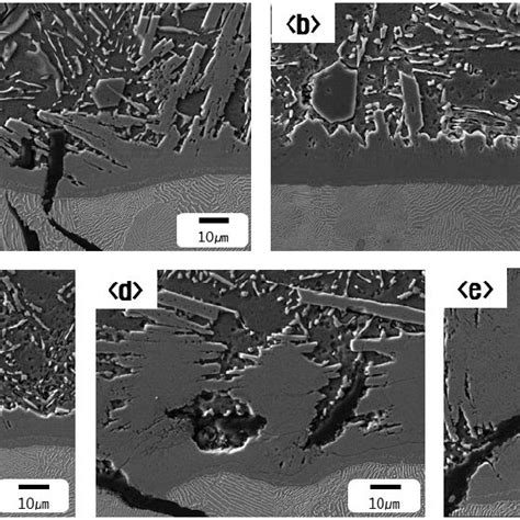 Sem Image Of Intermetallic Compound Layer Formed During Hda In Al 17
