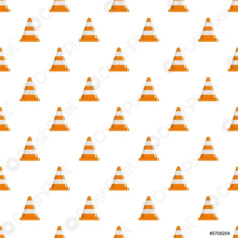 Cone Pattern Seamless Vector Stock Vector 3706204 Crushpixel