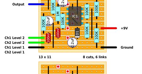 Guitar FX Layouts Channel Mixer