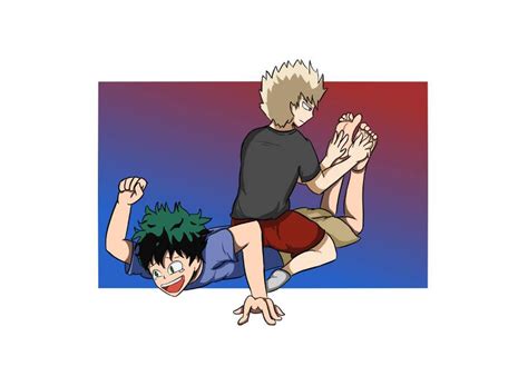 Deku X Bakugou Tickle Fight Commision By Itsvaskez On Deviantart