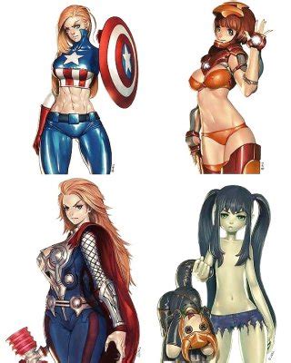 Sexy Female Superheroes Cartoon Cosplay Porn Pictures Xxx Photos Sex Images Pictoa