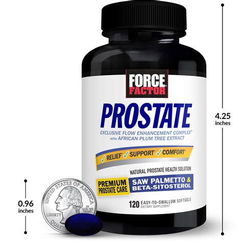 Force Factor Prostate Support Supplement 120 Ct Openbax