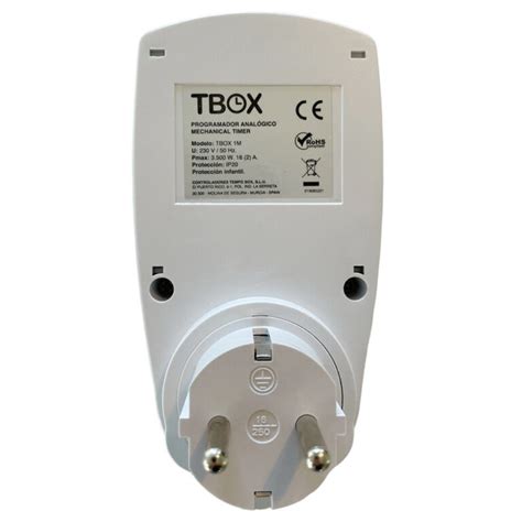 Tbox 1m Temporizador Analógico Tempo Box Saltón Verde