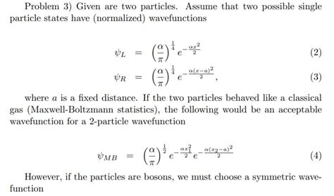 Solved Problem 3 Given Are Two Particles Assume That Two
