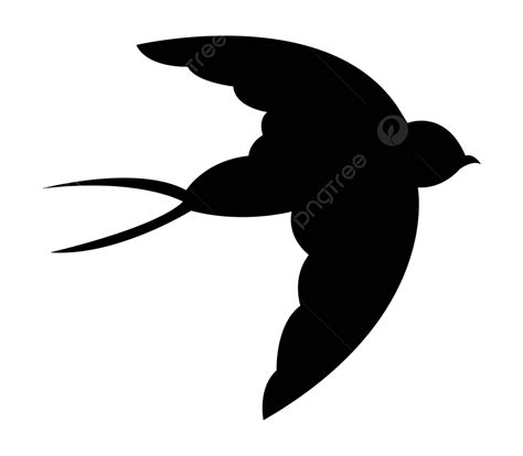 Swallow Icon Art Element Profile Vector Art Element Profile Png And