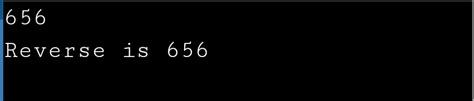 C Program To Check Whether Given Integer Is Palindrome Or Not Logic Building In C Decode School