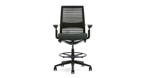 Shop Steelcase Think Drafting Stools With 3d Knit Back Human Solution