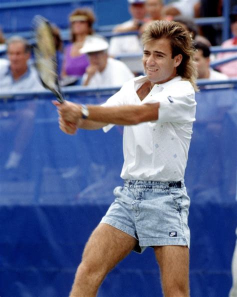 Andre Agassi Had One Of The Best Mullets Of The 1980s ~ Vintage Everyday