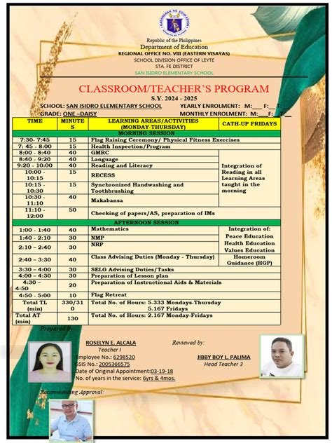 Classroom Program Matatag Grade 1 Daisy Pdf Behavior Modification
