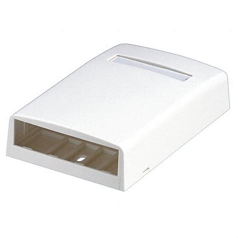 Panduit Mini Com Mini Com Surface Mount Box 5zwa3 Cbx4iw Ay Grainger