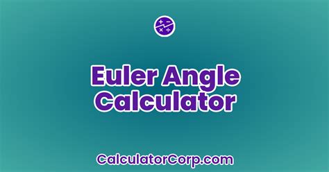Euler Angle Calculator