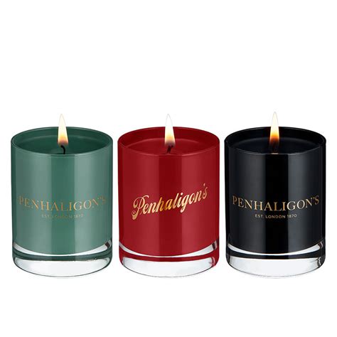 Penhaligons Festive Fragrance Candle T Set Fragrant Fancies Set Of 3 Highgrove Shop
