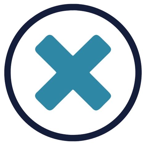 Cross Button Icon Premium Ai Generated Vector