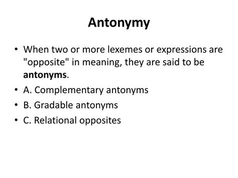 Ppt Semantics Powerpoint Presentation Free Download Id6787316