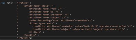 Dynamics 365 Fetchxml Throwing ‘invalid Xml Due To Special