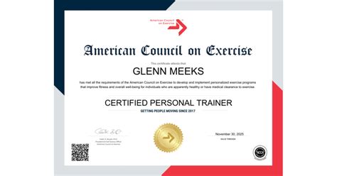 Glenn Meeks On Linkedin Ace Certified Personal Trainer • Glenn Meeks