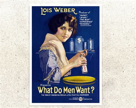 What Do Men Want 1921 Vintage Movie Poster Fine Art Print Mabon Gallery