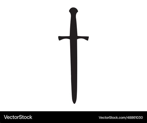 Dagger Silhouette Art Royalty Free Vector Image