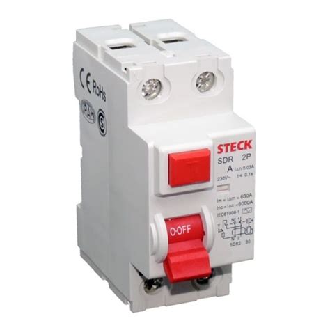 Interruptor Diferencial 25a 30ma Steck Smartel Comunicaciones