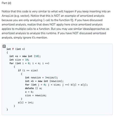 Solved Problem 3 Runtime Analysis In Big Θ Notation