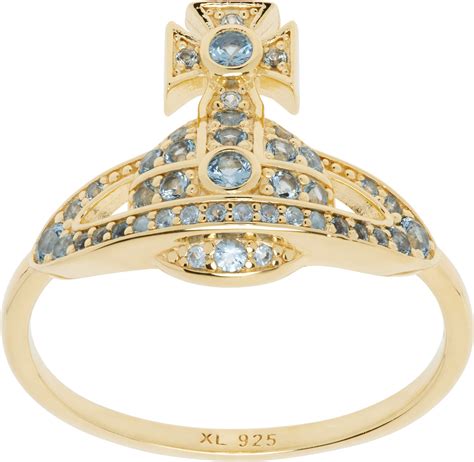 Vivienne Westwood Gold Little Orb Ring Vivienne Westwood