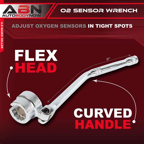 Abn O2 Sensor Socket Wrench Flexible 6 12pt Dual Head