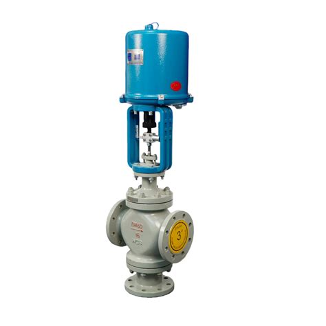 Zdlq Electric Three Way Globe Control Valve Precise Flow Regulation