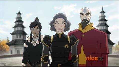 Avatar Korra Chief Lin Beifong And Tenzin Avatar Korra Lin Beifong