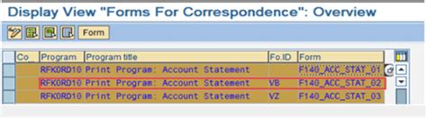 Correspondence In Sap Configuration And Types