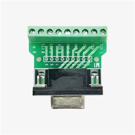 Db9 Male Screw Terminal To Rs232 Rs485 Conversion Board Quartzcomponents