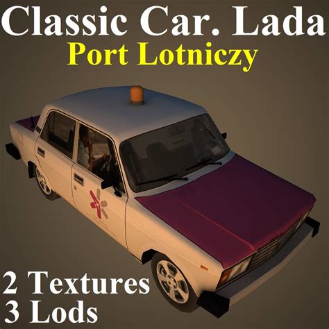 3d Classic Car Lada Ppl Turbosquid 1150598