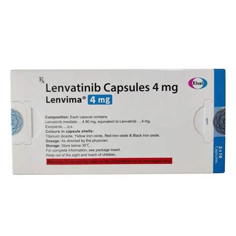 Lenvima 4mg Tablets At ₹ 18150box Lenvatinib Capsule In Jaipur Id