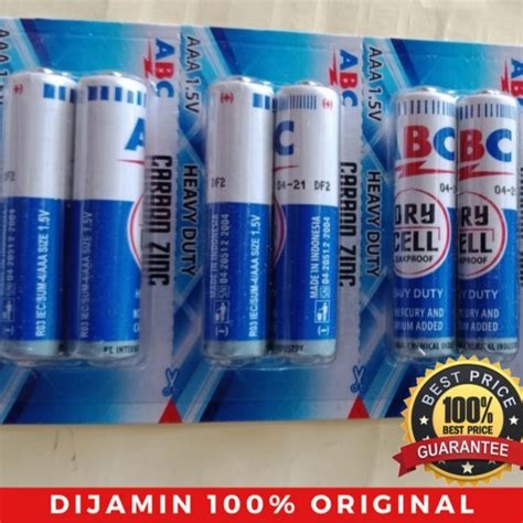 Jual Cod Baterai Abc Biru Aaa Isi Pc Baterai Battery Batere Abc Biru Aaa A Shopee Indonesia