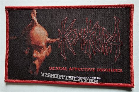 Konkhra Sexual Affective Disorder Patch Red Border Tshirtslayer
