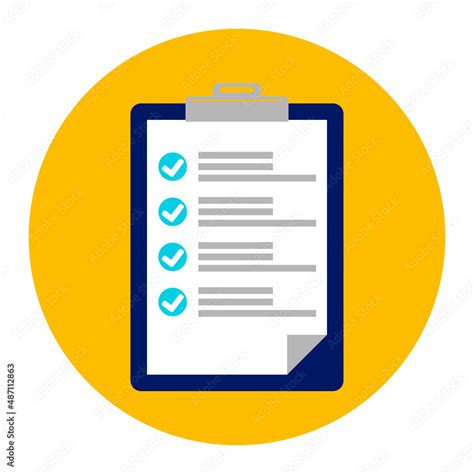 Check List List Of Tasks List Of Completed Tasks Vector Cartoon