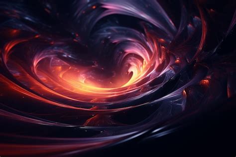 Premium Ai Image Abstract Visualization Of Temporal Anomalies Disto