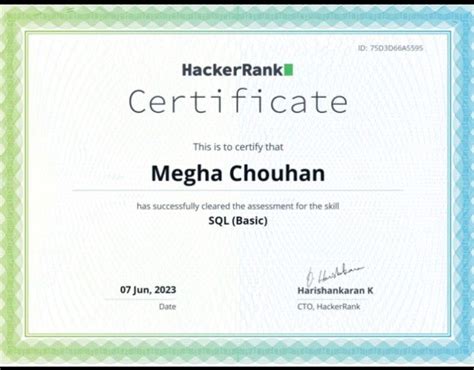 Megha Chouhan On Linkedin Sql