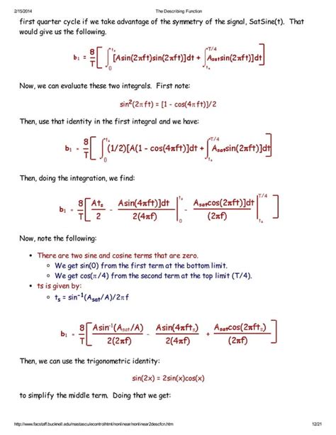 The Describing Function Pdf