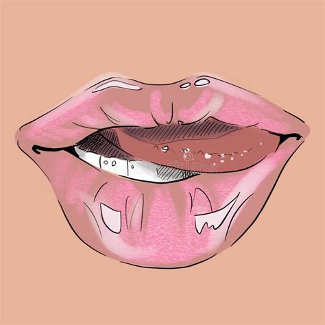 Pink Lips Drawing Tumblr