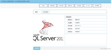 【附源码】计算机毕业设计ssm乡村振兴战略背景下乡村教师培训教学系统 乡村教育学习系统 csdn博客